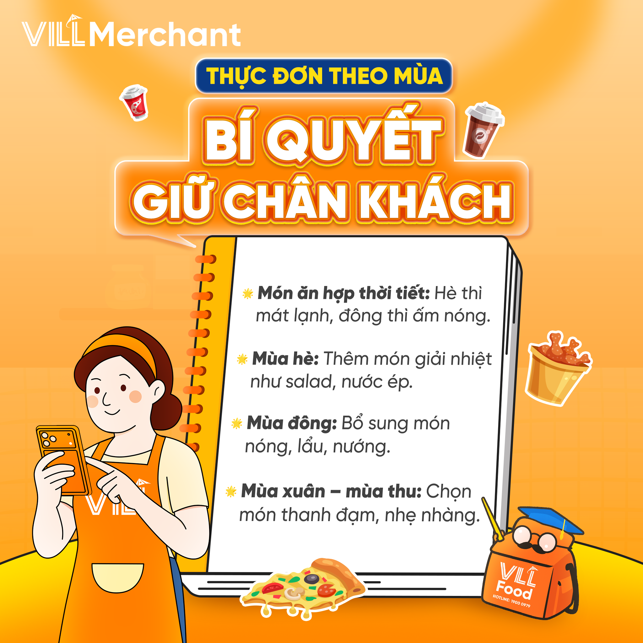 VILL Merchant | Thay đổi menu theo mùa - bí quyết giữ chân khách hàng ...