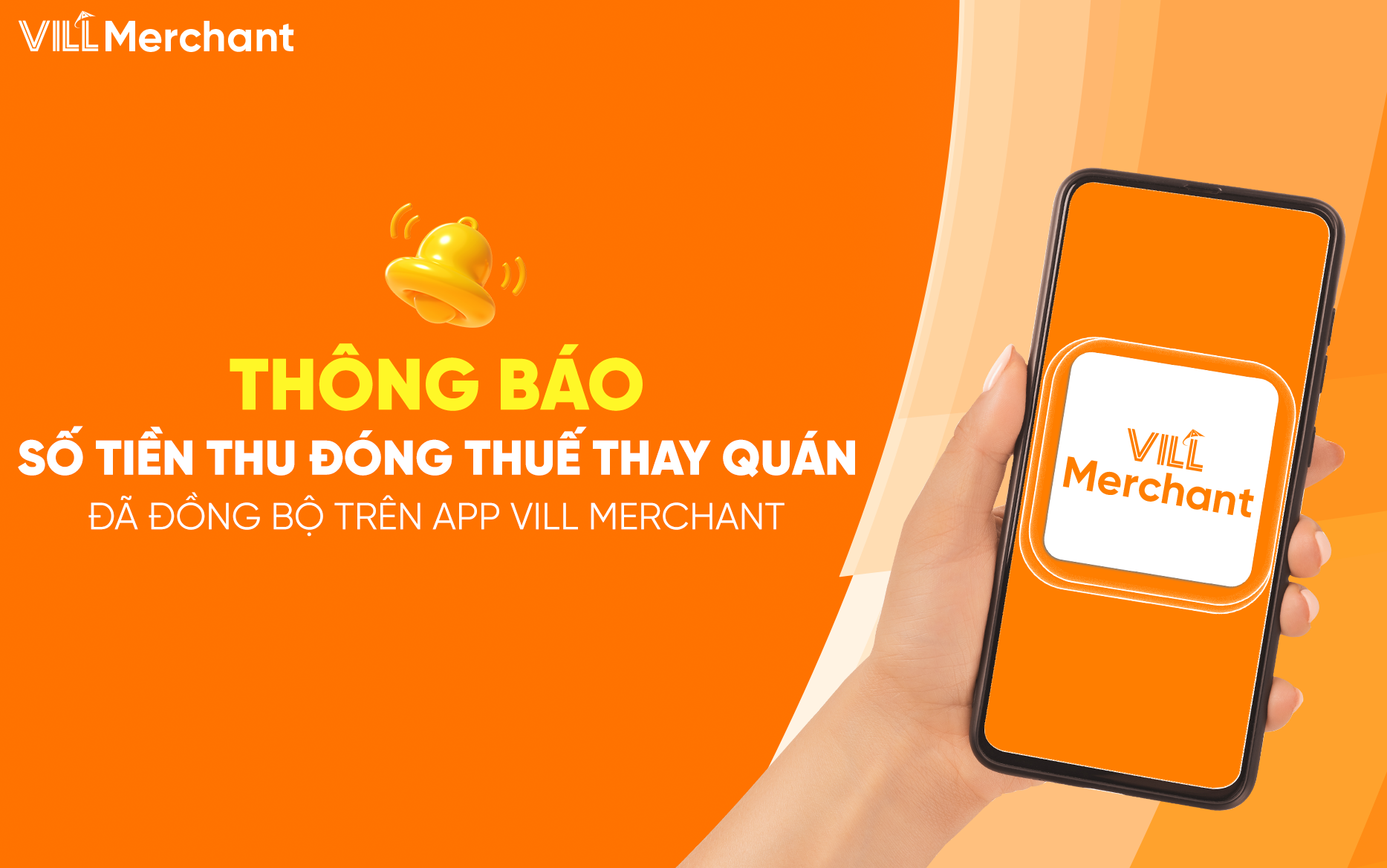 VILL Merchant | Thông Báo Đồng Bộ Số Tiền Thu Đóng Thuế Thay Quán - Đồ ...